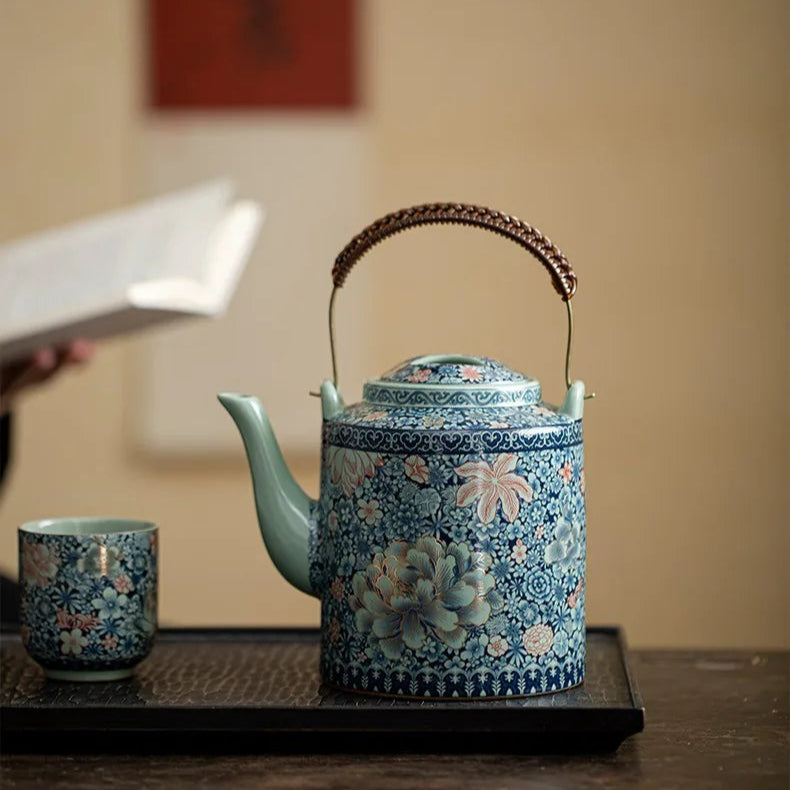 Théière en Porcelaine Grand Modèle | Theieres Du Monde